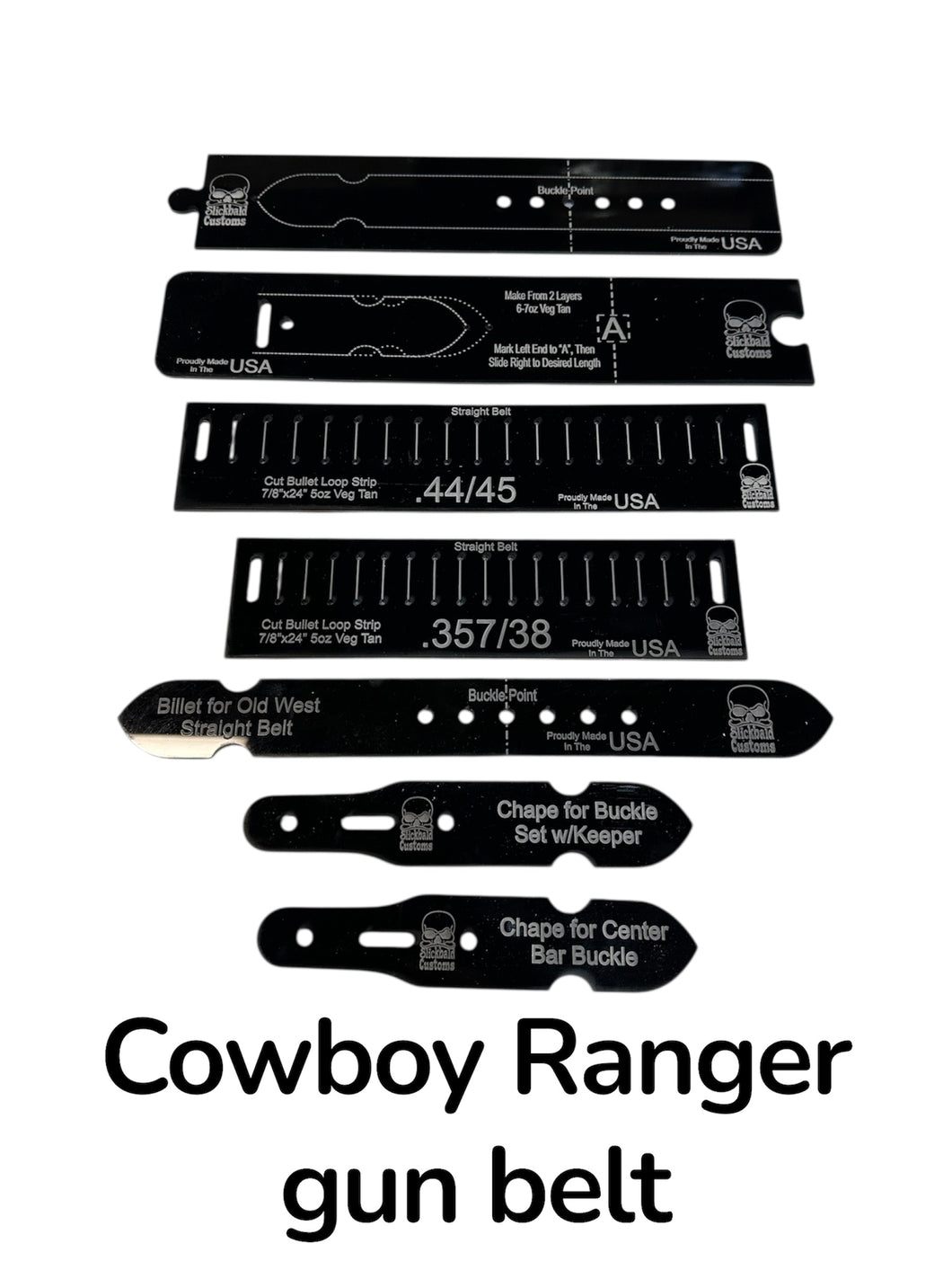 Cowboy Ranger Gun Belt - Slickbald Template – Traditions Leathercraft LLC
