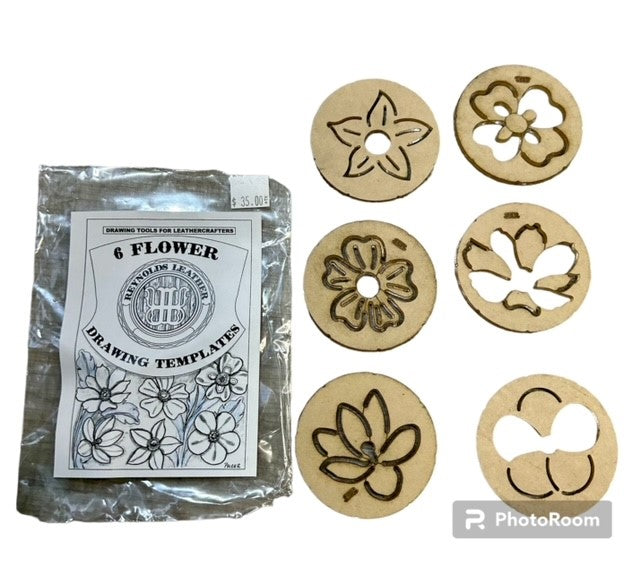 6 Flower Template – Traditions Leathercraft LLC