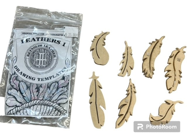 Feather 1 Template – Traditions Leathercraft LLC