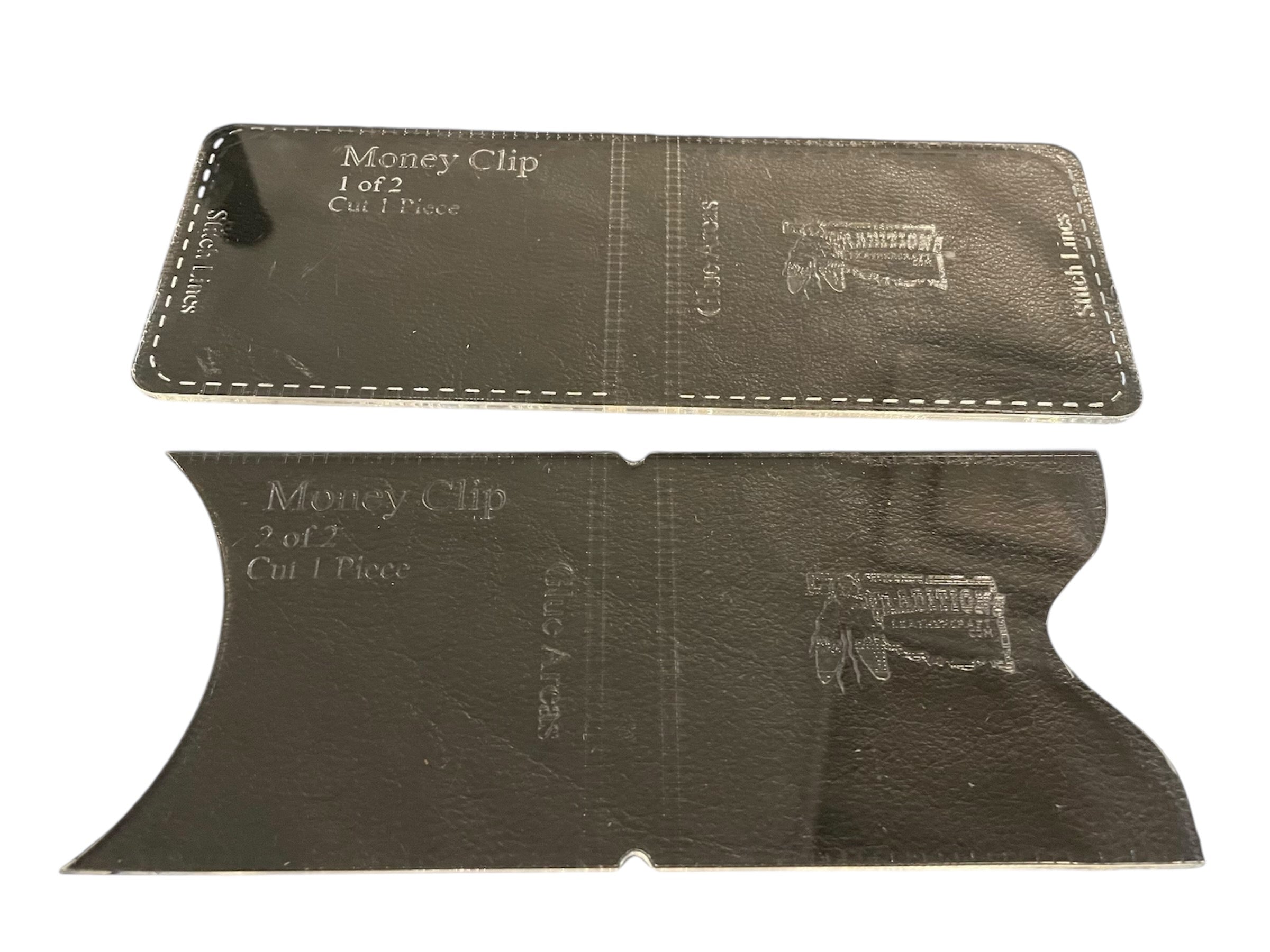 Acrylic template - Money Clipper pack – Traditions Leathercraft LLC