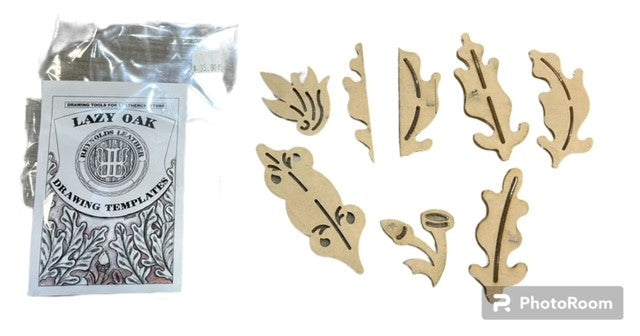 Lazy Oak Template – Traditions Leathercraft LLC