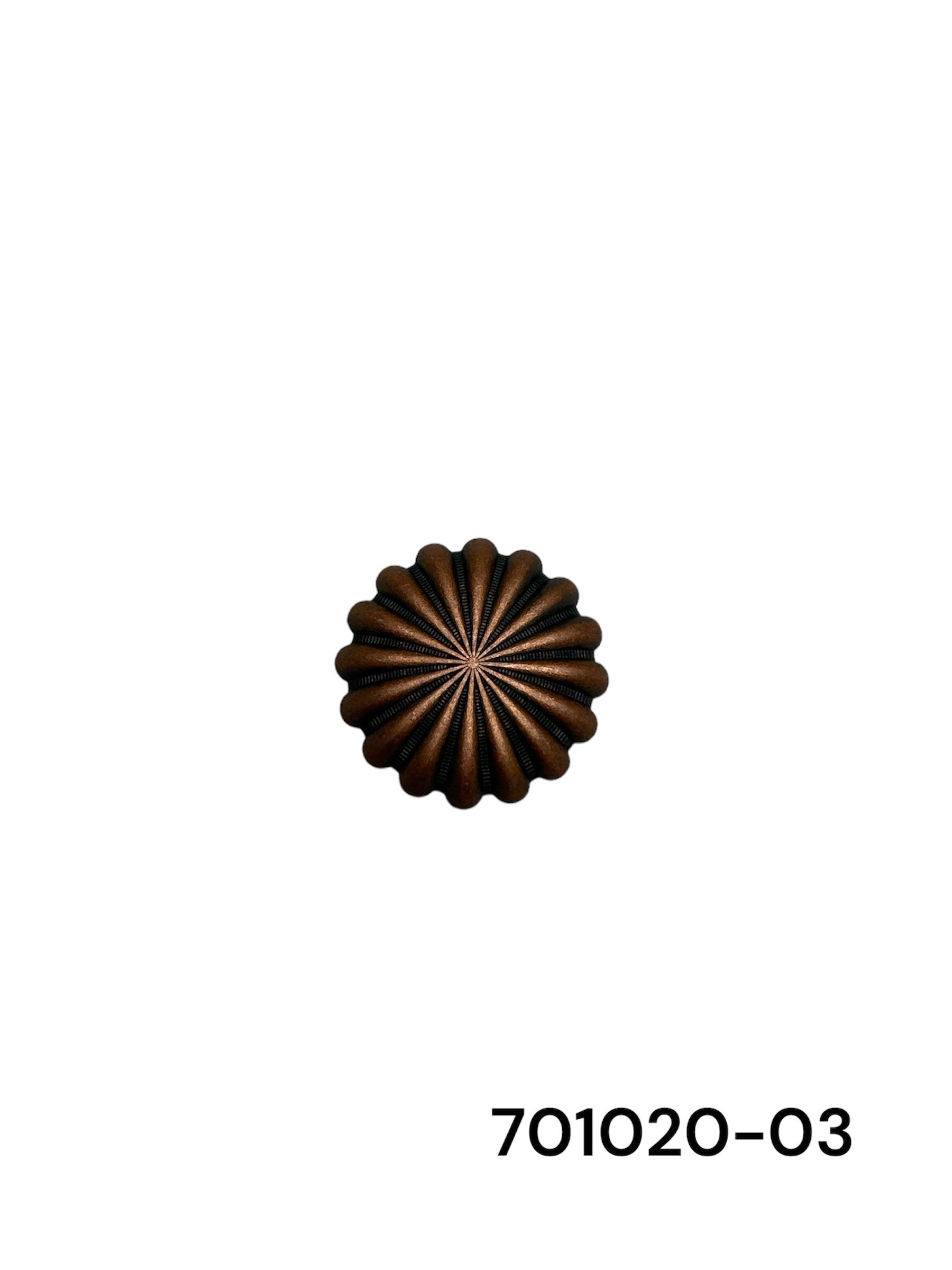 Parachute Screw Back Concho 1 inch, AC – Traditions Leathercraft LLC