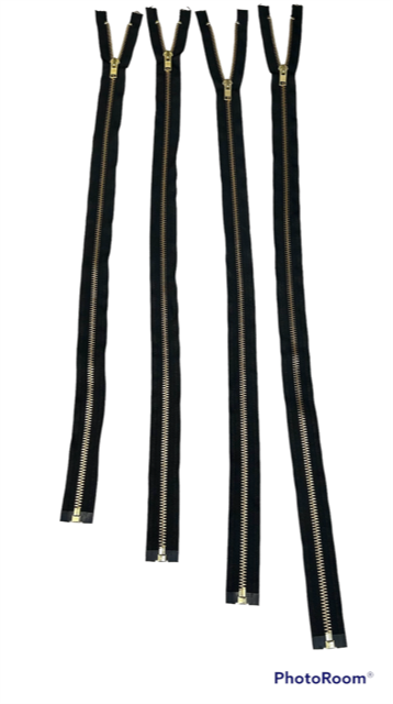 #10 Black/Aluminum chap zipper – Traditions Leathercraft LLC