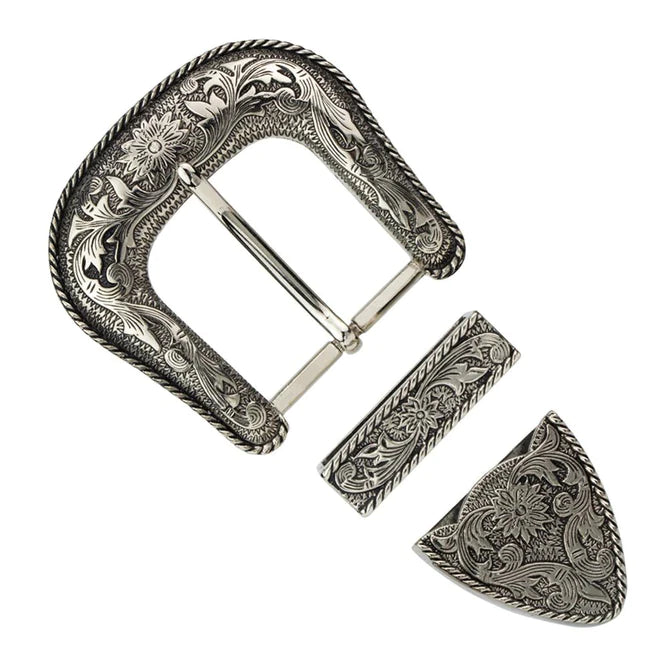 3 piece buckle set 1 1/2" – Traditions Leathercraft LLC