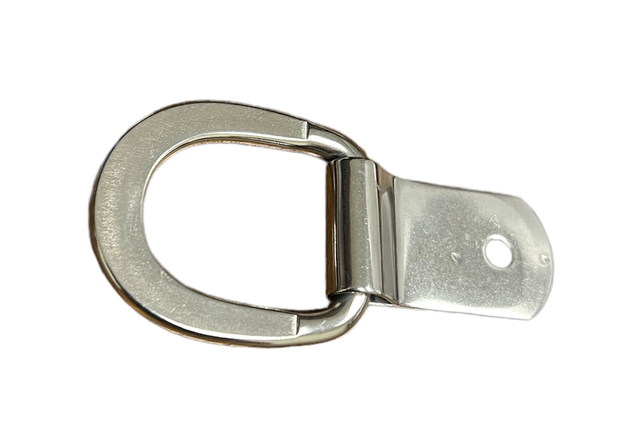 1" clip & flat d - stainless steel – Traditions Leathercraft LLC