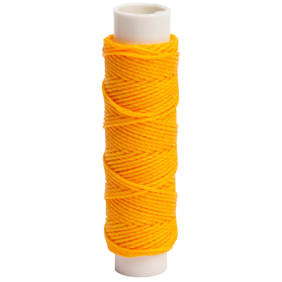 Waxed Polyester Threads, 22.9m (25 yards) Orange – Traditions ...