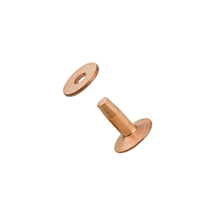 Copper Rivet #9 - 50 pkg 1/2" post – Traditions Leathercraft LLC